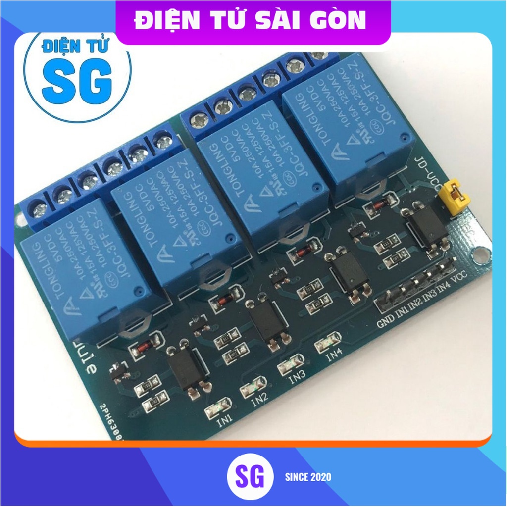 Module 4 Relay Với Opto Cách Ly (5VDC) | Shopee Việt Nam