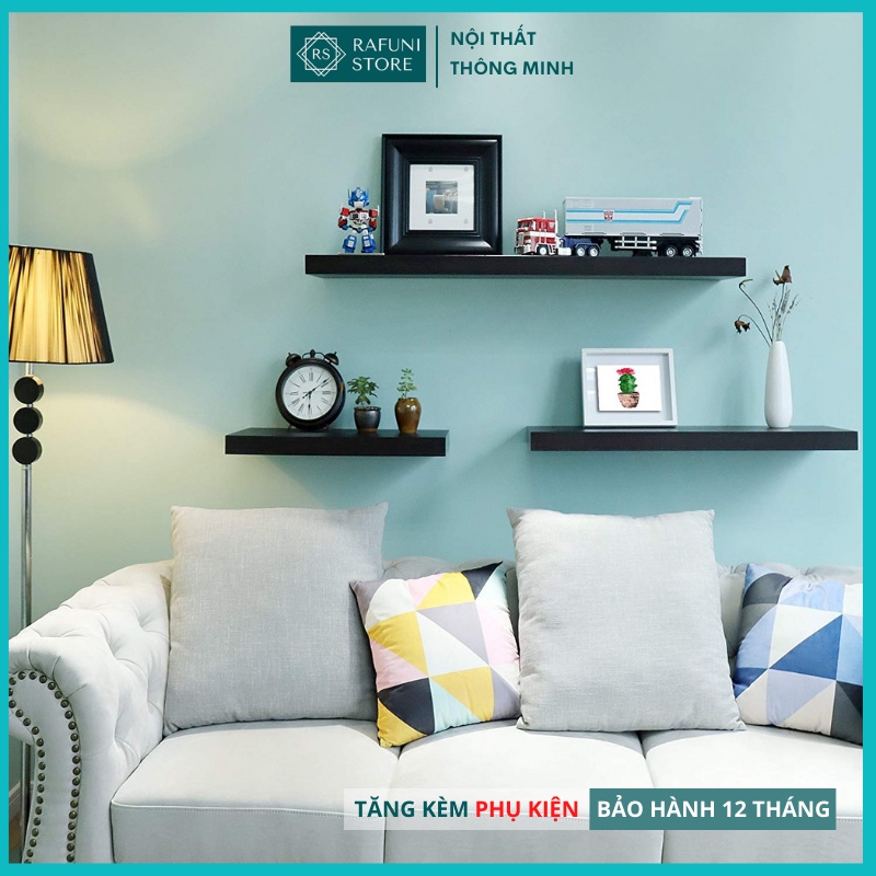 Kệ Thanh Ngang Treo Tường Hiện Đại Rafuni Gỗ Chống Ẩm MDF Lõi Xanh Dày ...