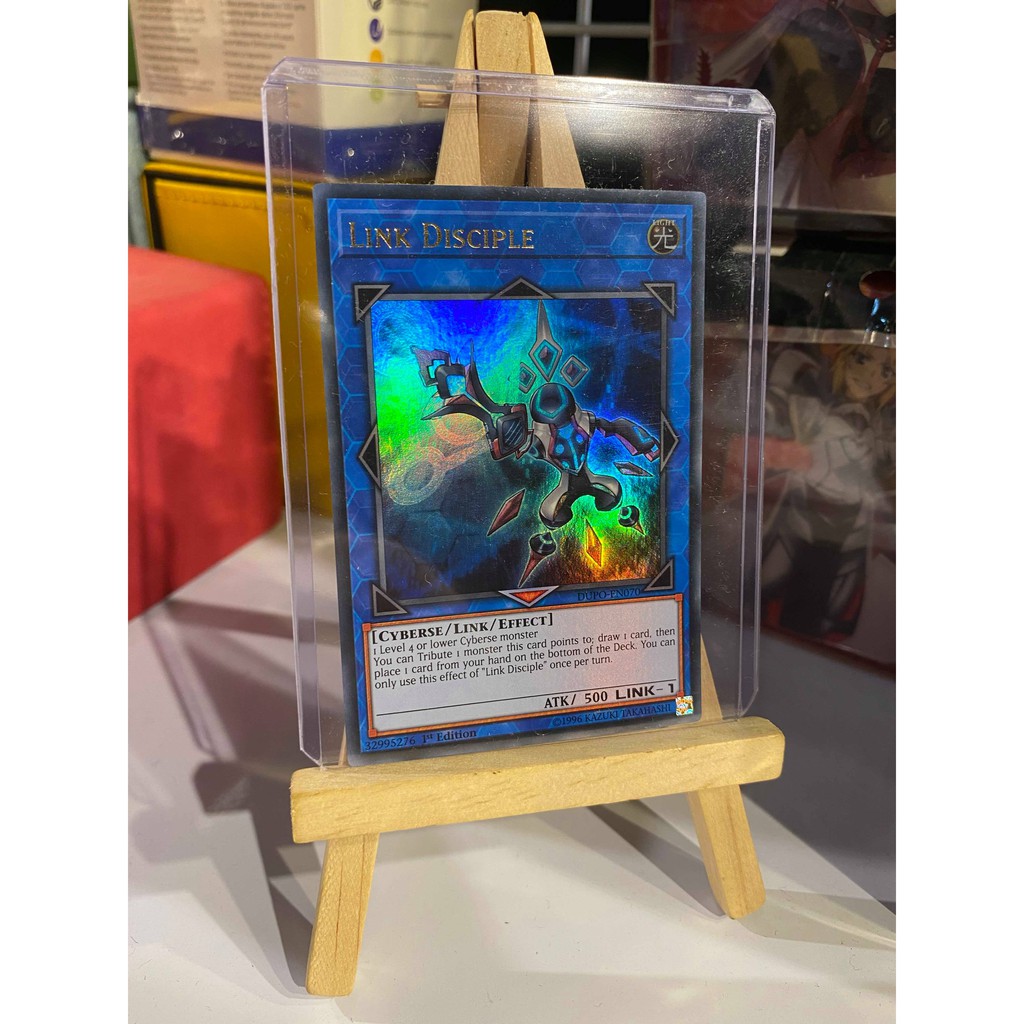 Lá bài thẻ bài Yugioh Link Disciple – Ultra Rare - Tặng bọc bài nhựa ...