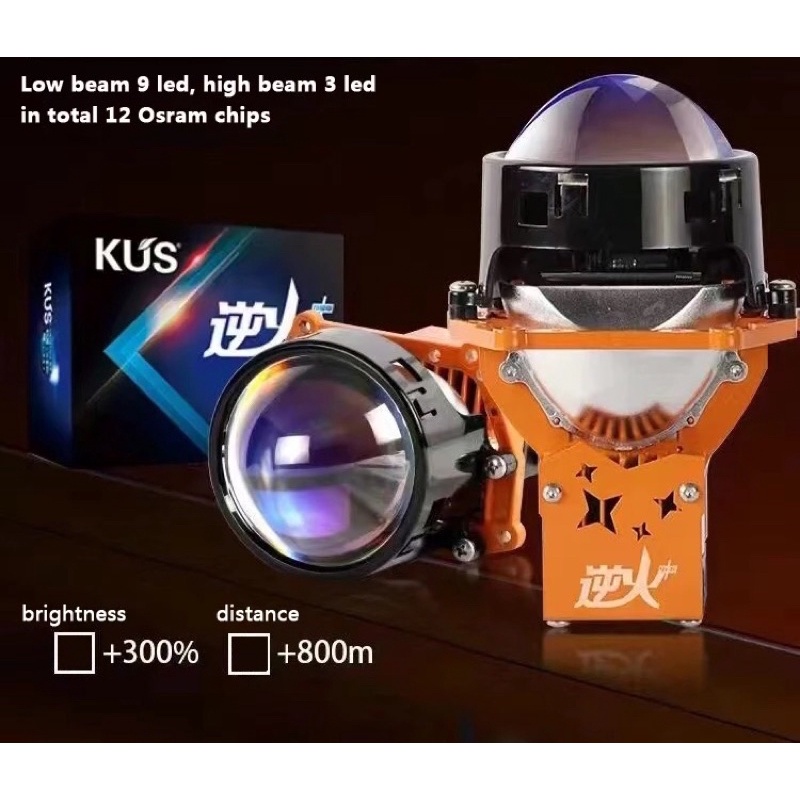 Bi Laser KUS Nihuo Plus 9+3 Chip Led Osram dẫn đầu phân khúc bi Laser ...