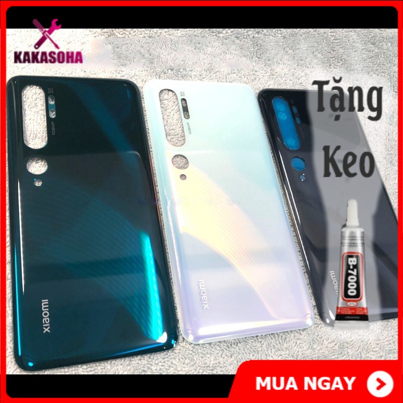 Nắp đậy pin xiaomi mi note 10 pro kính, thay nắp lưng mi note 10 pro ...