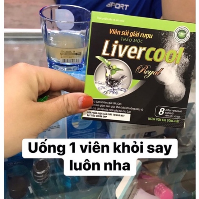 Viên sủi giải rượu Liver Cool giảm say rượu - Viên giải rượu LiverCool ...