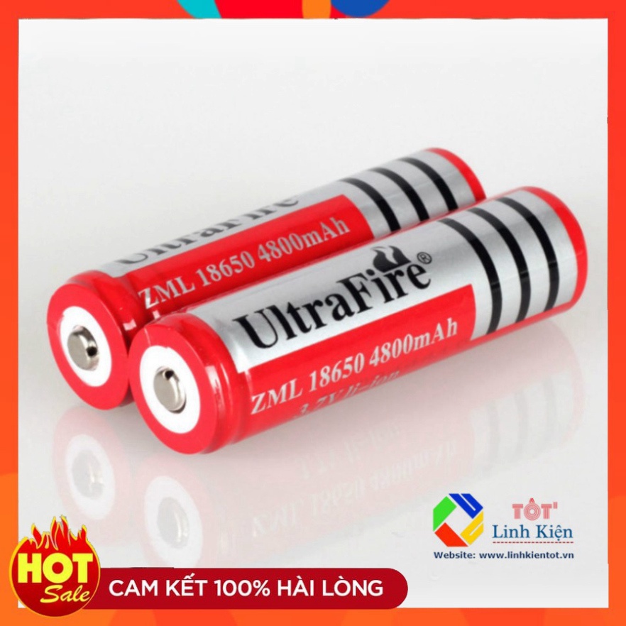 Big sale Pin Sạc Ultra Fire 18650 4200mAh Kích Thước 18x65mm - Pin 3.7V ...