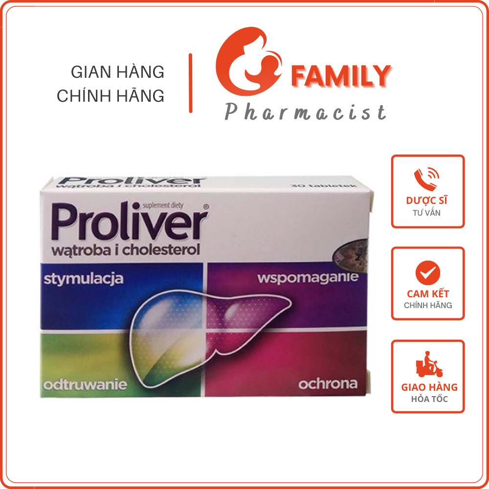 Proliver 30 viên - Hỗ trợ tăng cường chức năng Gan, thải độc và bảo vệ ...