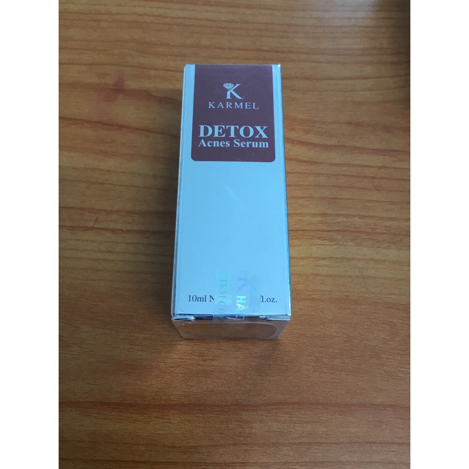 Bộ đôi sản phẩm kamel giảm mụn Detox acnes serum 10ml + kem chống nắng ...