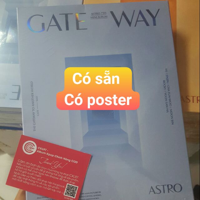 Pre order ASTRO - Mini Album Vol. 7 GATEWAY đc chọn ver +quà từ shop ...