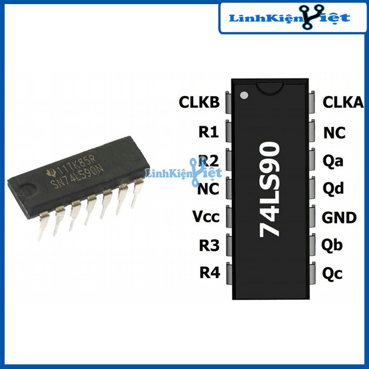 Đếm thập phân 74LS90 DIP14 | Shopee Việt Nam