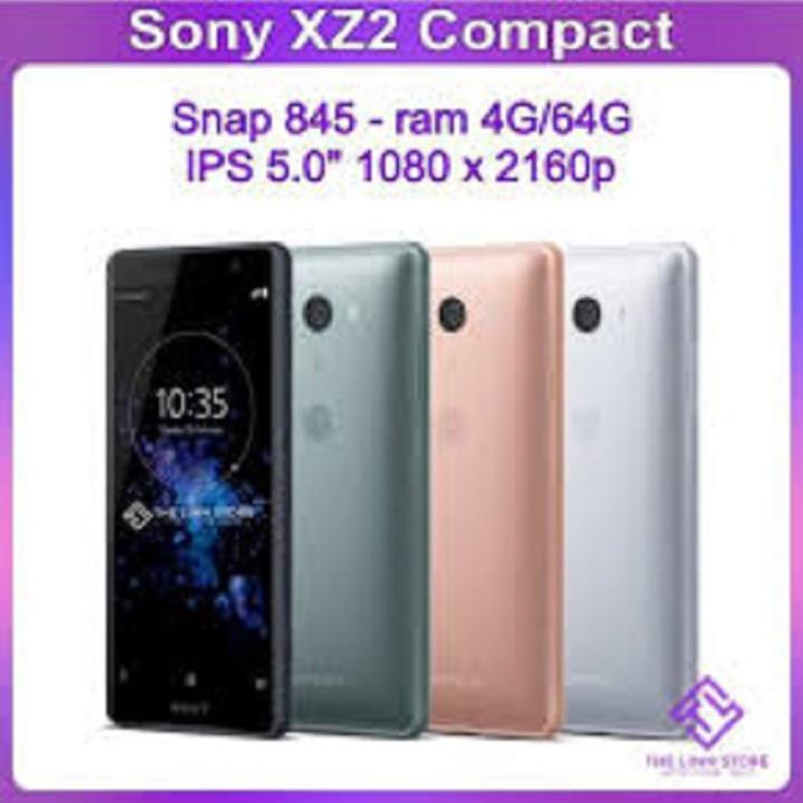 điện thoại Sony Xperia XZ2 Compact Chính Hãng ram 4G bộ nhớ 64G, màn hình 5inch, CPU Snap 845 ...