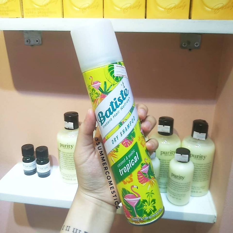 [Batiste] Dầu gội khô Batise Dry Shampoo hương Tropical | Shopee Việt Nam