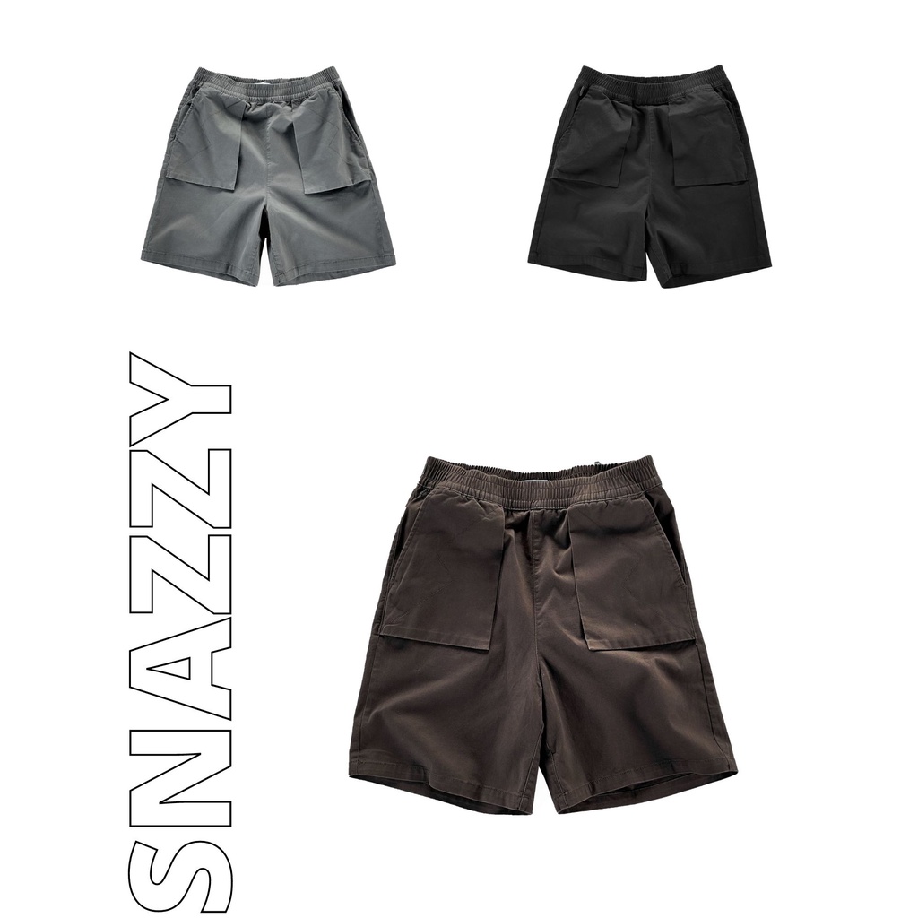 Quần Short Nam Snazzy Đùi Kaki Chun Mềm Mại Co Giãn Thoải Mái Flip ...