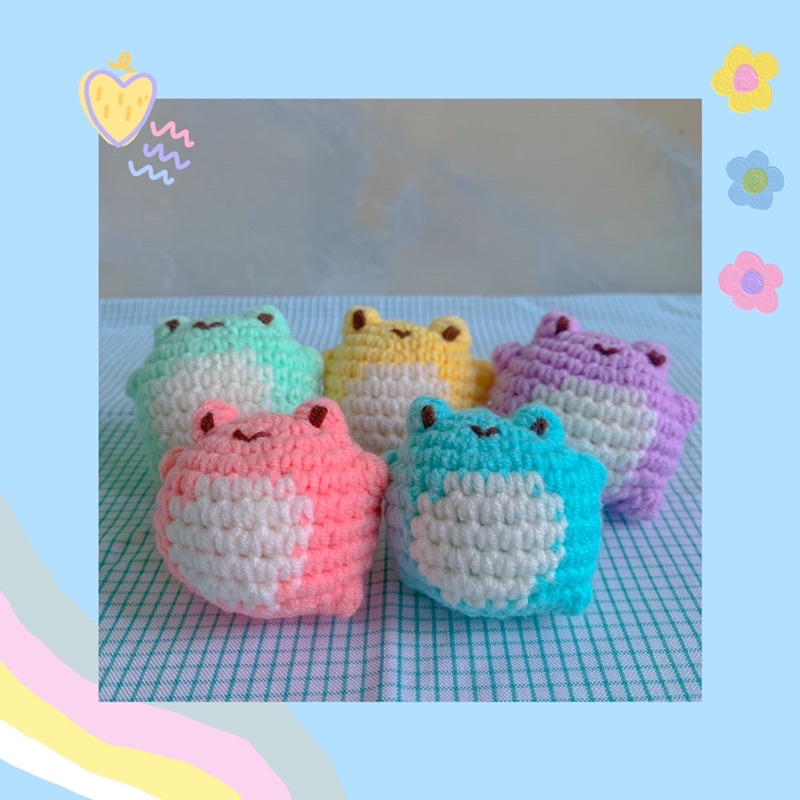 Móc Khóa Len Ếch Mập Ú || Len Móc Thủ Công | Shopee Việt Nam