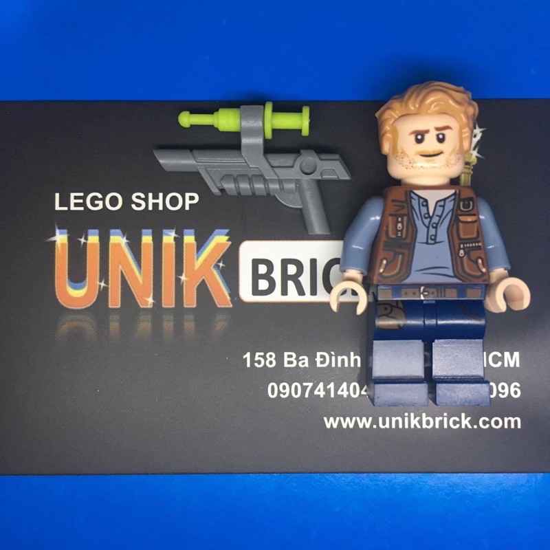 Lego UNIK BRICK Owen Grady (Mẫu 3) Người huấn luyện khủng long trong ...