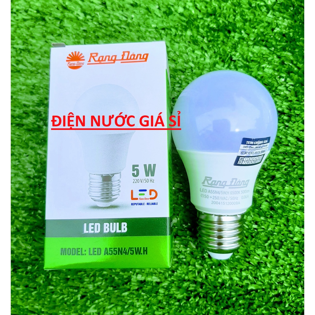 Bóng Đèn Led Buld Tròn 5W Rạng Đông Chính Hãng ( Bảo Hành 2 Năm ...