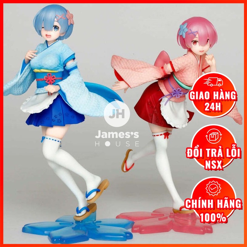 Mô Hình Chính Hãng Anime Re:Zero, RAM & Rem - Precious Figure - Wafuu ...