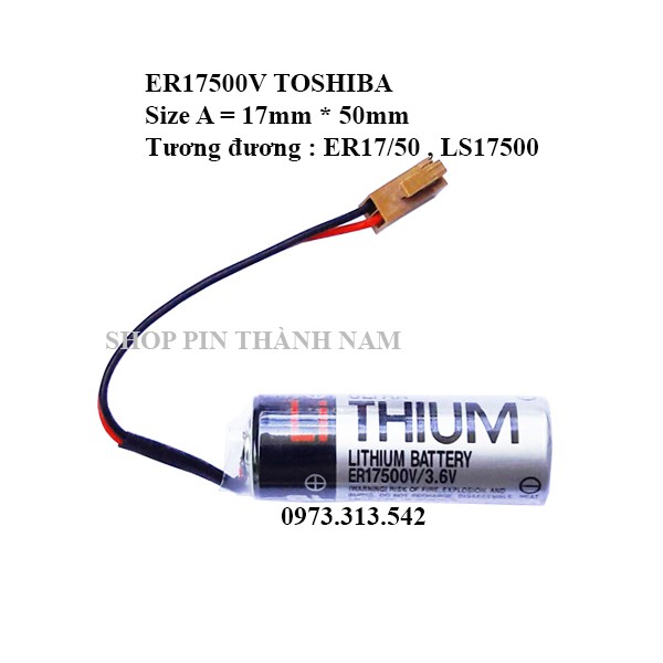 Pin ER17500V Toshiba 3,6V pin nuôi nguồn PLC | Shopee Việt Nam