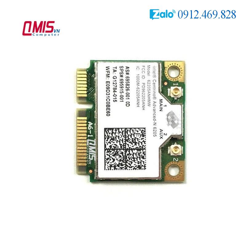 Card Wifi PCI-E 2 Băng tần Intel 6205 dùng cho laptop Lenovo Thinkpad ...