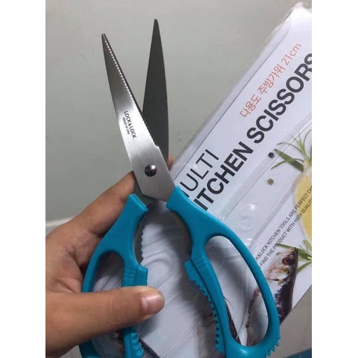 Kéo cắt thực phẩm đa năng Lock&lock F00097 xanh dương | Shopee Việt Nam