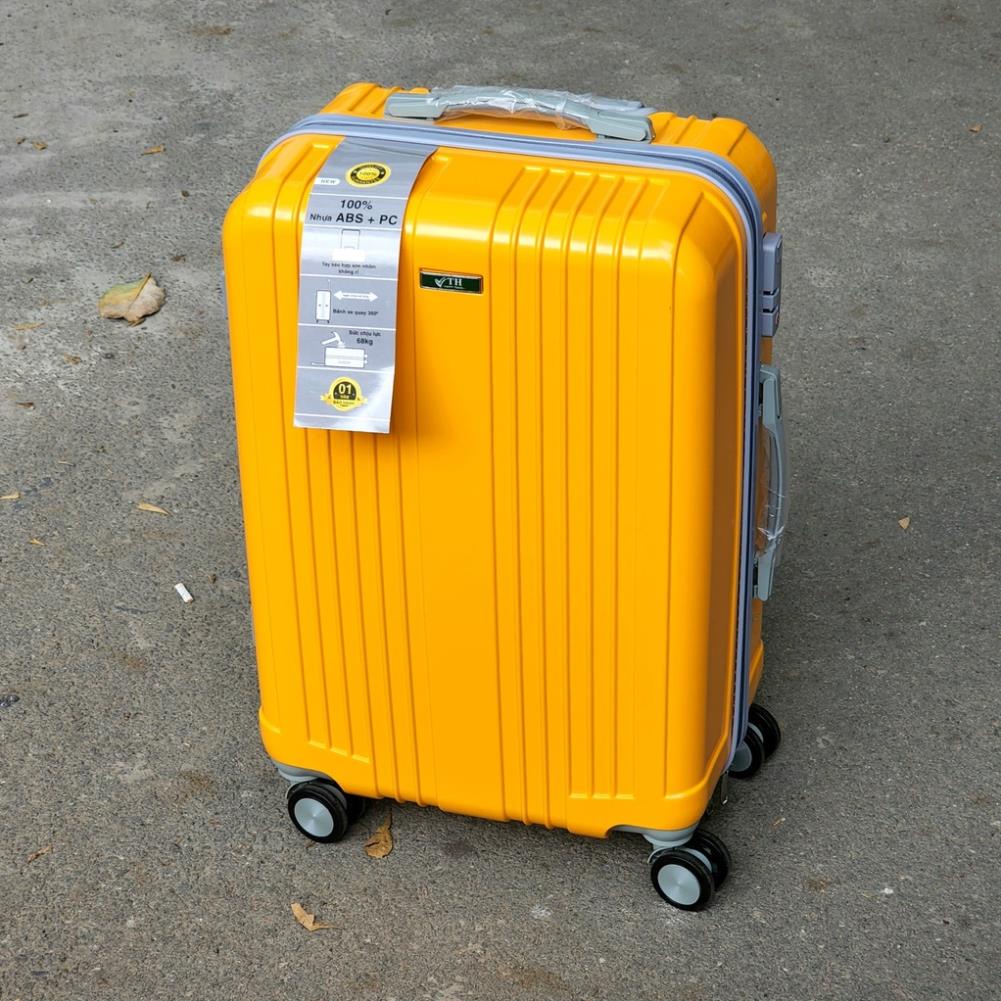 Vali kéo Vali du lich Sọc Đứng Size 20 inch Chống Vỡ Chống Nước Siêu ...