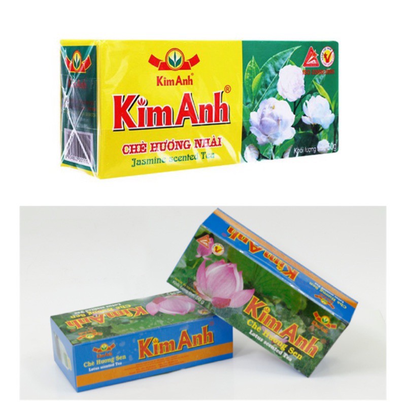 TRÀ KIM ANH HƯƠNG NHÀI - HƯƠNG SEN HỘP 50G/ CHÈ KIM ANH | Shopee Việt Nam