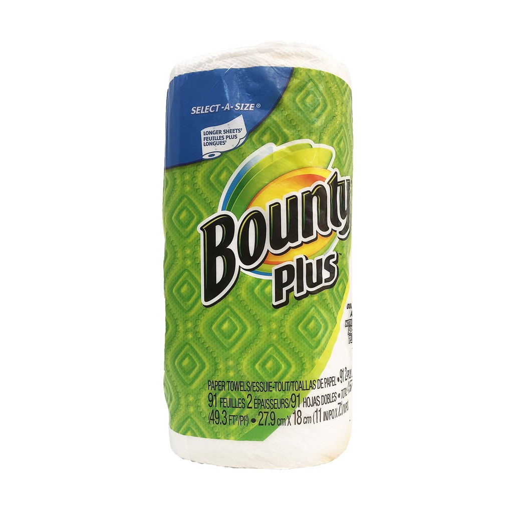 GIẤY CUỘN ĐA NĂNG BOUNTY PLUS 44% MỸ | Shopee Việt Nam