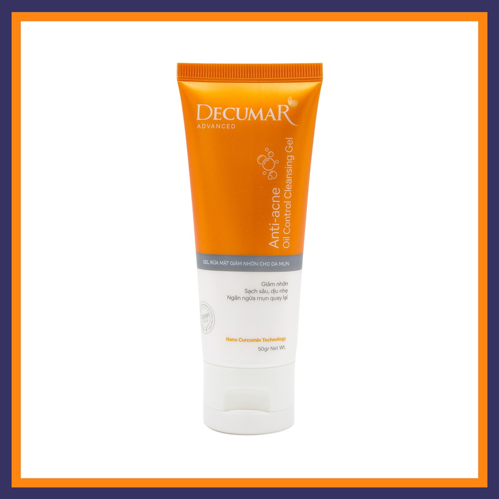 Sữa rửa mặt dạng Gel Decumar Advanced kiểm soát nhờn mụn hoàn toàn mới ...