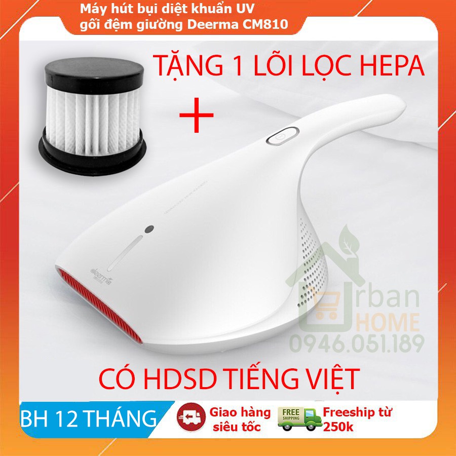MÁY HÚT BỤI ĐỆM DEERMA CM800 [TẶNG LÕI LỌC - KÈM HDSD TIẾNG VIỆT ...