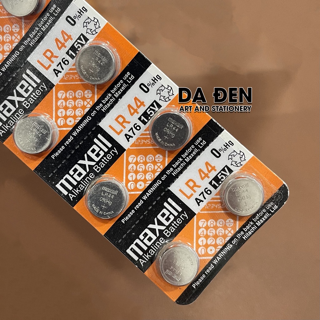 [DA ĐEN] Pin Maxell LR44 LR1130 Chính Hãng (Dùng Cho Máy Tính) | Shopee ...
