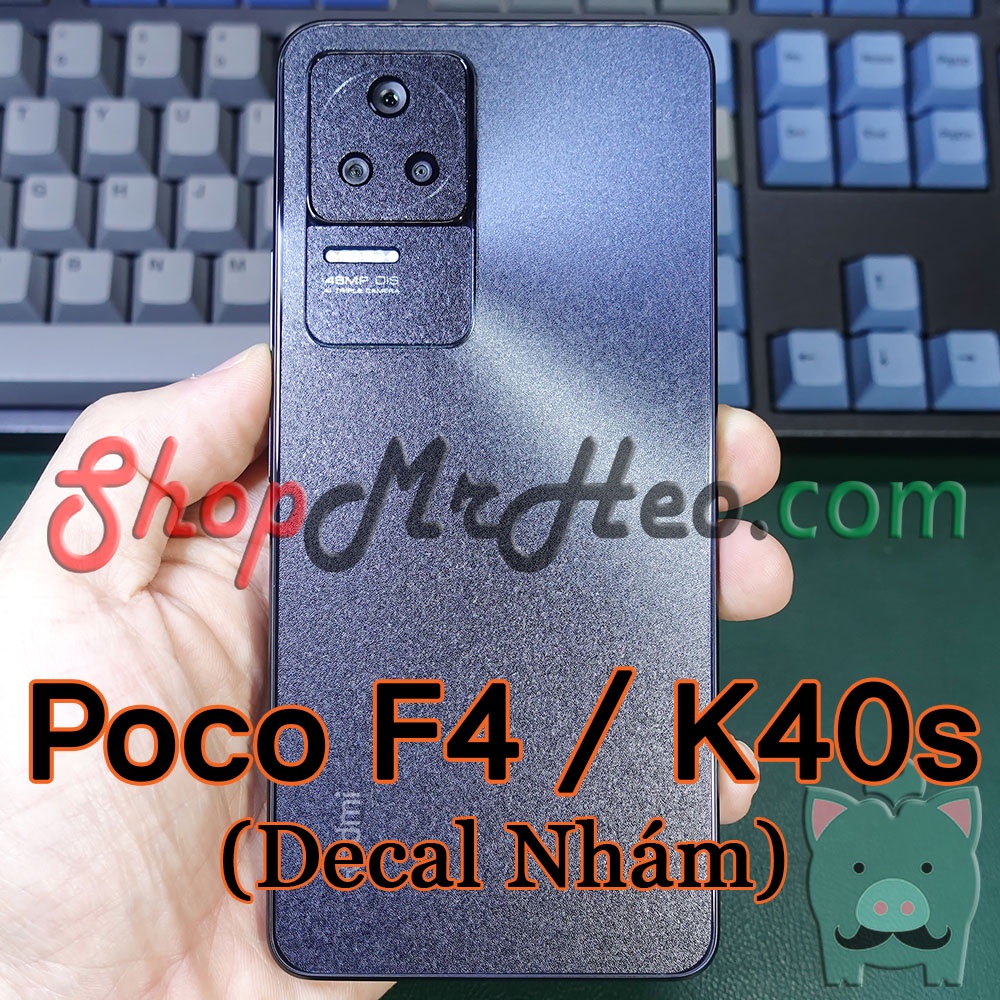 Skin Dán Mặt Sau Lưng Poco F4 5G - Xiaomi Redmi K40s (Carbon, Hình Hộp ...