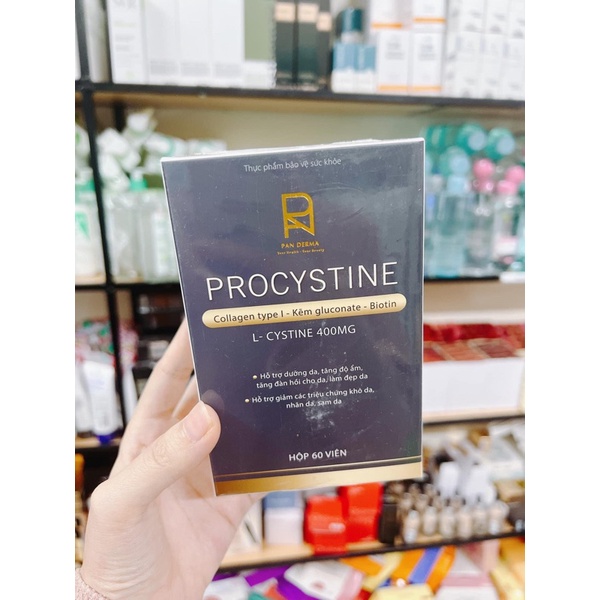 Viên uống giảm mụn đẹp da Procystine 60 viên (Hàng Chính Hãng) | Shopee ...