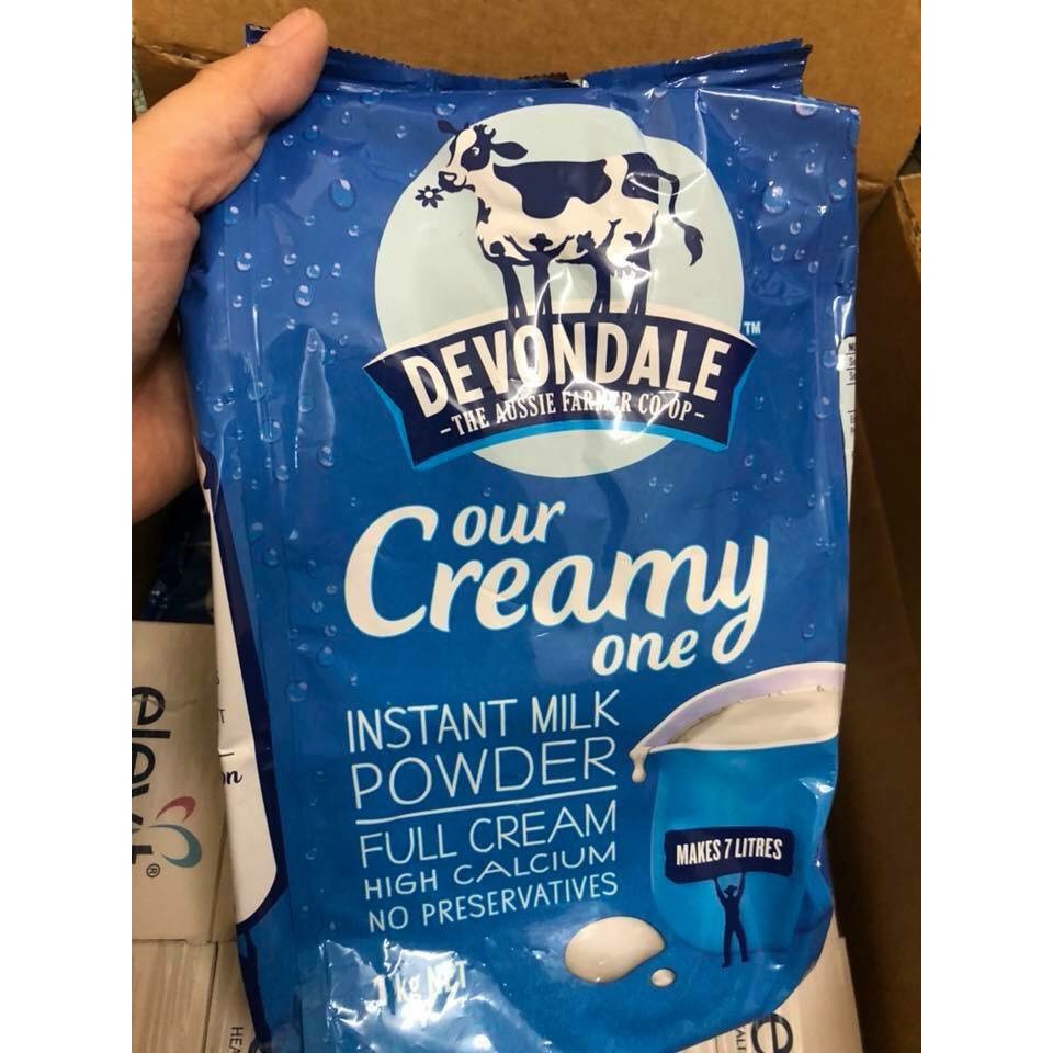 Sữa bột nguyên kem Devondale 1kg xách tay úc | Shopee Việt Nam