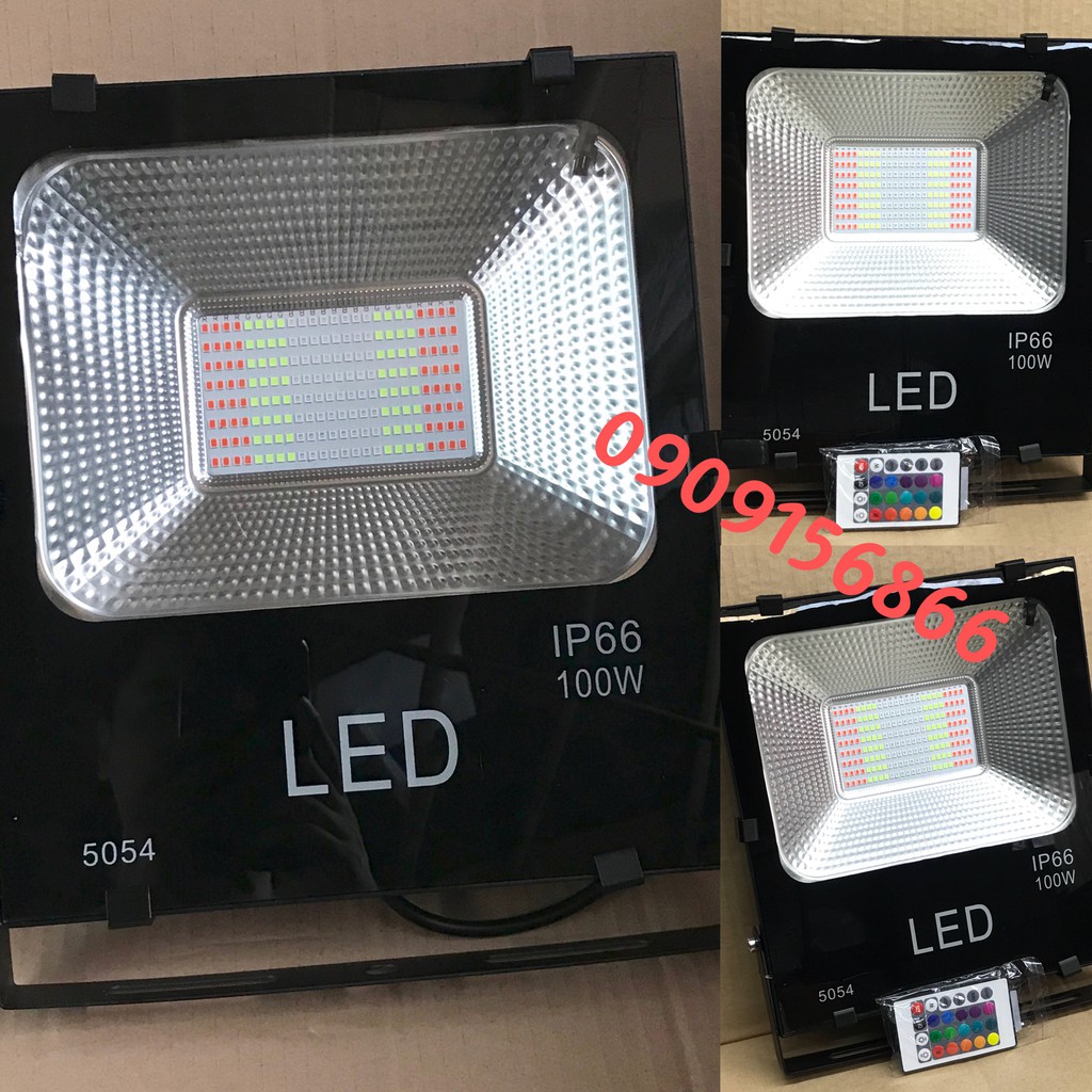 Đèn Led Pha 100w Đổi Màu RGB | Shopee Việt Nam
