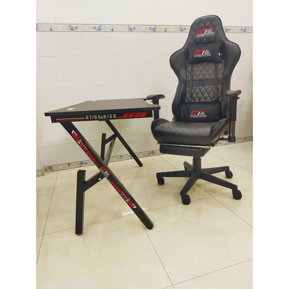 Bàn Gaming Bàn Game Dành Cho Game Thủ Màu Đen - AMA-TSV002-12 | Shopee ...