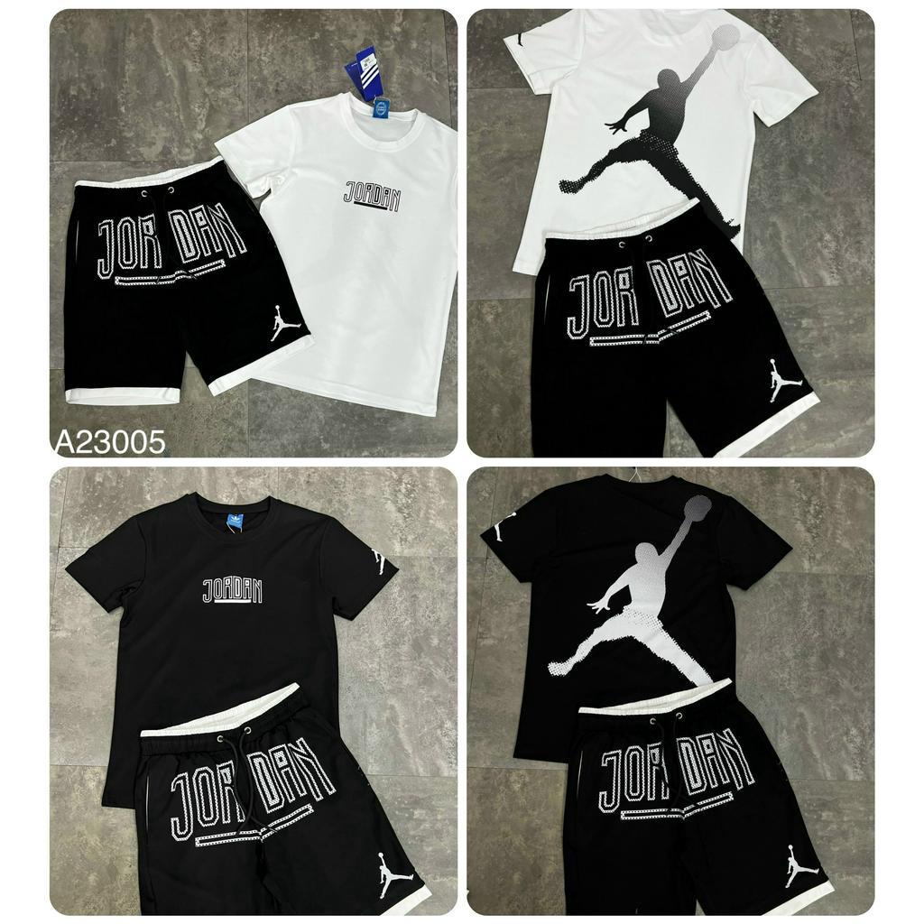 Bộ Quần Áo Jordan Nam In Hình Hai Mặt Siêu Đẹp - Bộ Jordan Nam In Nhiệt ...