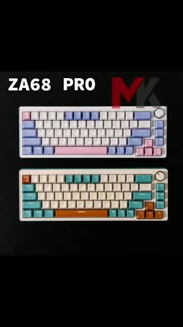 Bàn phím cơ Zifriend ZA68 Pro RGB Hotswap Led viền 3 chế độ kết nối ...