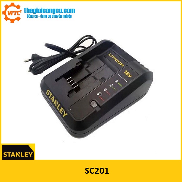 Bộ sạc pin Lithium 18V-1Ah Stanley SC201 | Shopee Việt Nam
