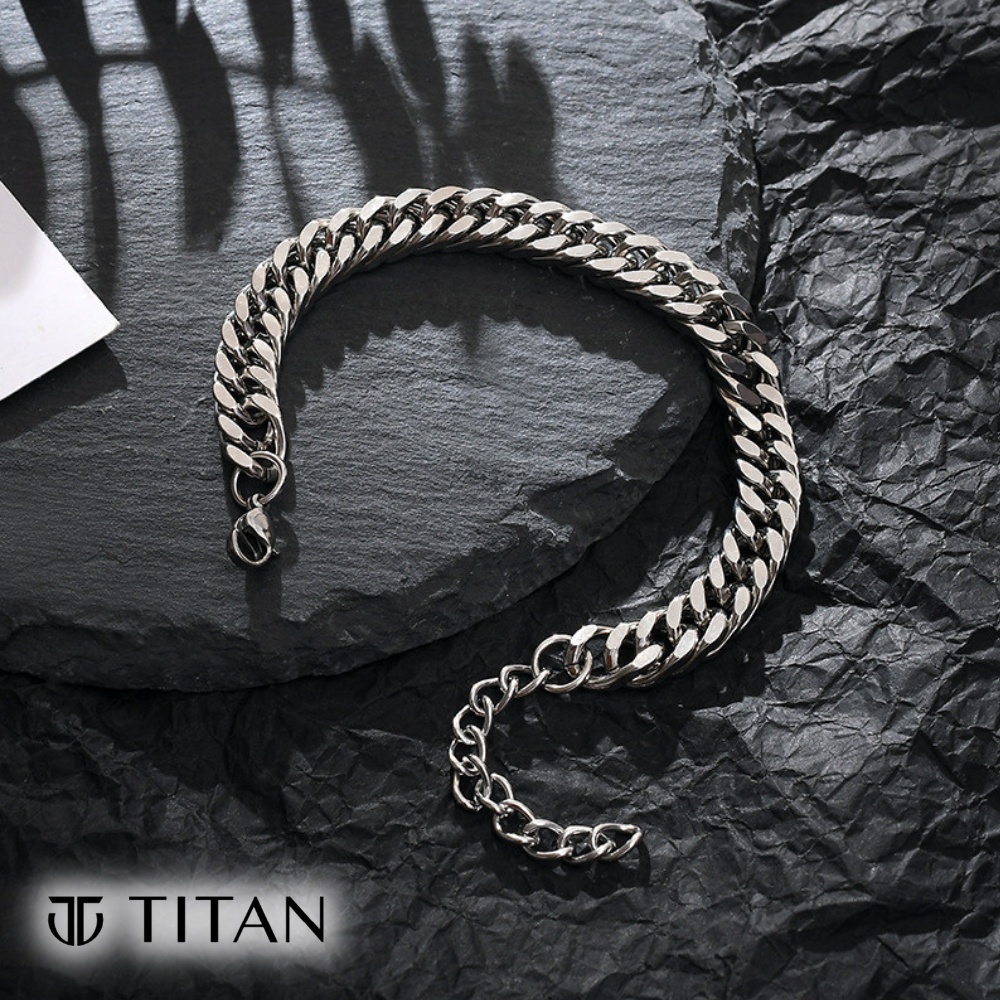 Lắc tay nam nữ unisex chốt khóa bấm, vòng tay vòng cổ cực chất cuban ...