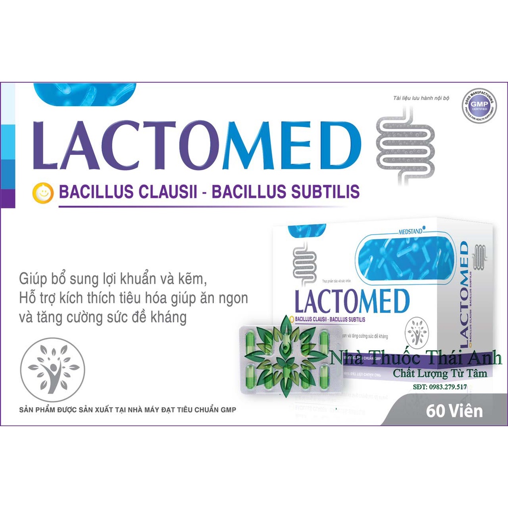 Men Vi Sinh LACTOMED Giúp Bổ Sung Lợi Khuẩn Và Kẽm , Hỗ Trợ Kích Thích ...