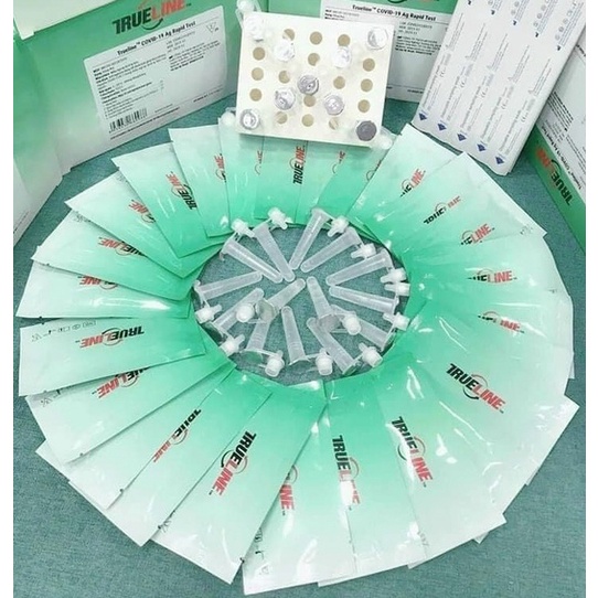 Kit test covid 19 _ test covid Trueline_que test nhanh. | Shopee Việt Nam