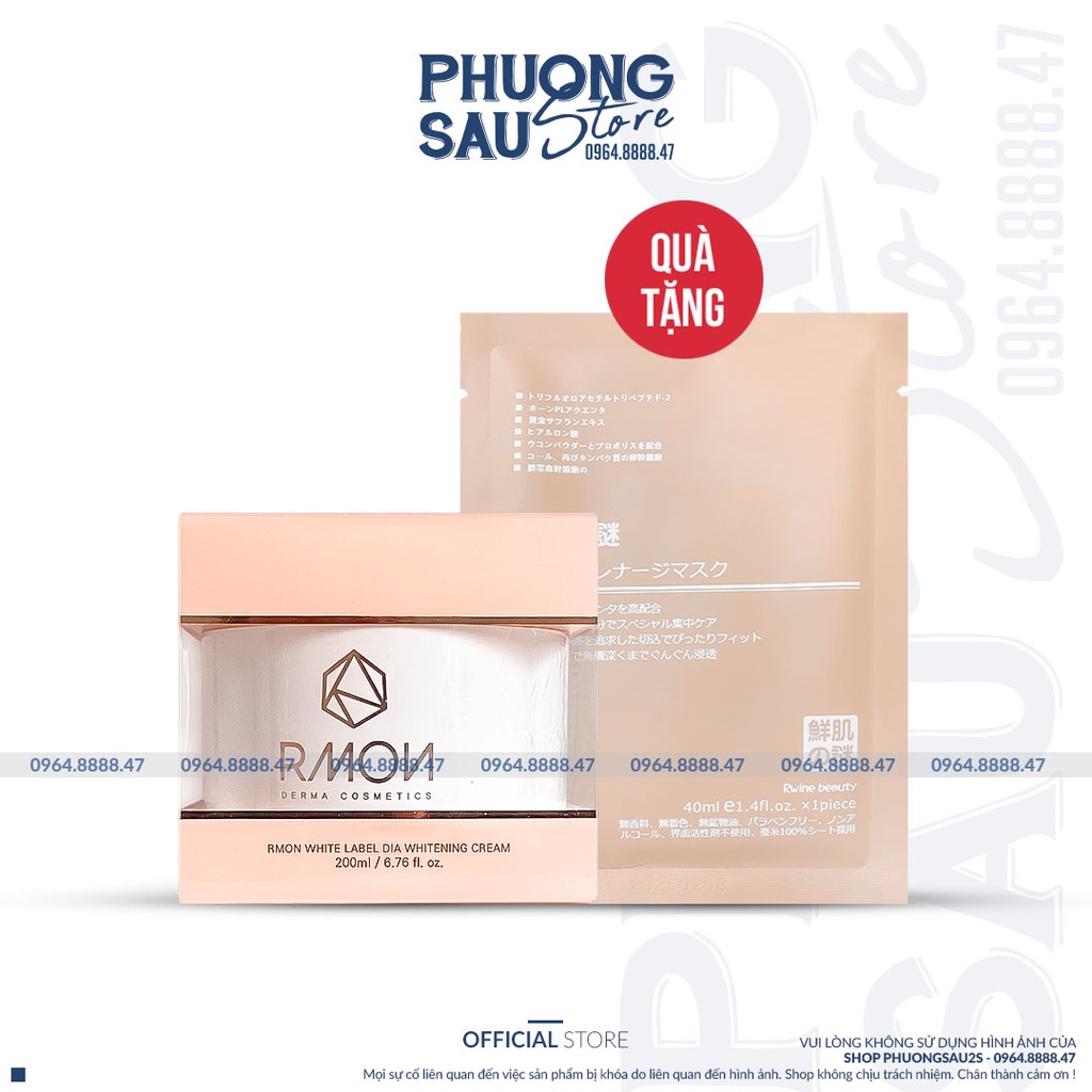 [CHÍNH HÃNG] Kem Dưỡng Trắng Da Body Rmon, White Label Dia Whitening ...