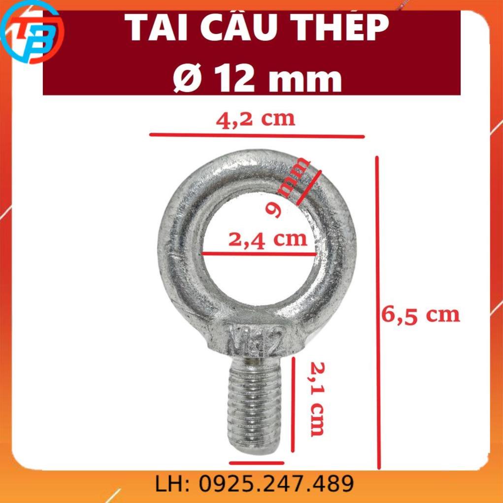 Tai cẩu thép, bulong tròn [ Phi 12mm ] Cáp Thép Thái Bình Vina | Shopee ...