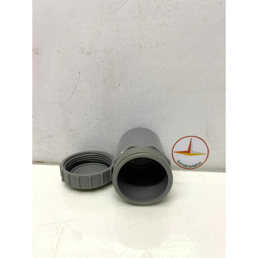 Bít xả ren ngoài/Male threaded clean out phi 60 nhựa PVC Bình Minh ...