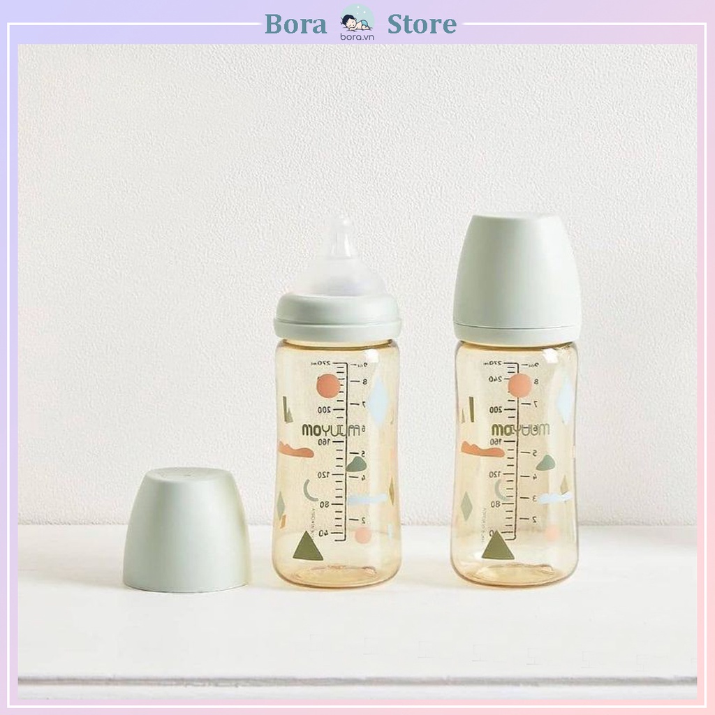 Bình sữa Moyuum Hàn Quốc 170ml 270ml [Được chọn núm 1 - 4][Cam kết chính hãng] | Shopee Việt Nam