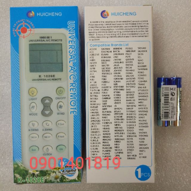Điều khiển máy lạnh Đa năng HUICHENG (Hàng Thường ) | Shopee Việt Nam