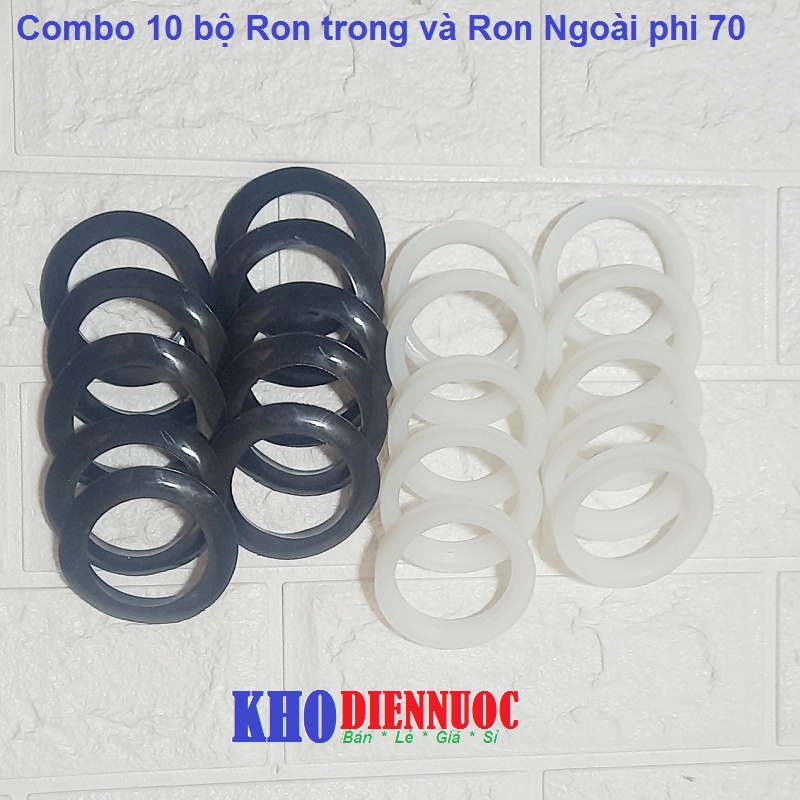 Combo 10 bộ Ron trong và Ron Ngoài phi 70 dùng cho máy nước nóng năng ...