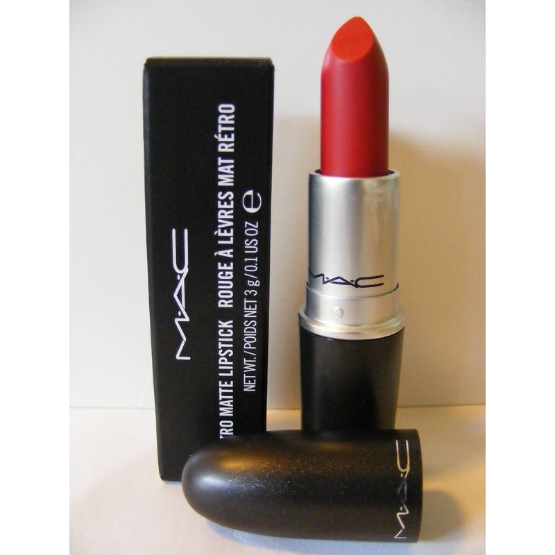 Son Mac Ruby Woo 707 Retro Matte lipstick – Màu Đỏ Tươi 3g | Shopee ...