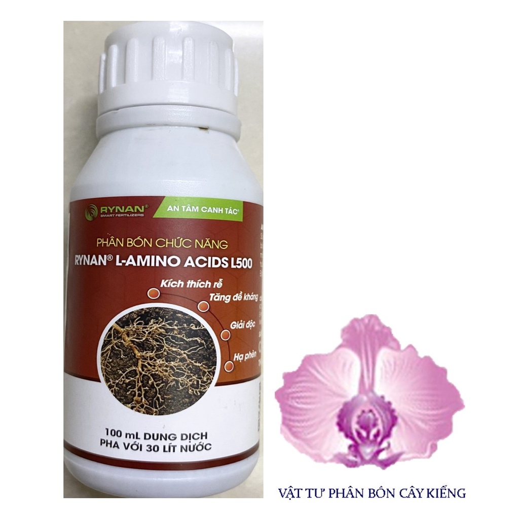 Rynan L-Amino Acids L500 - Phân Bón Chức Năng - #509A# 100ml | Shopee ...