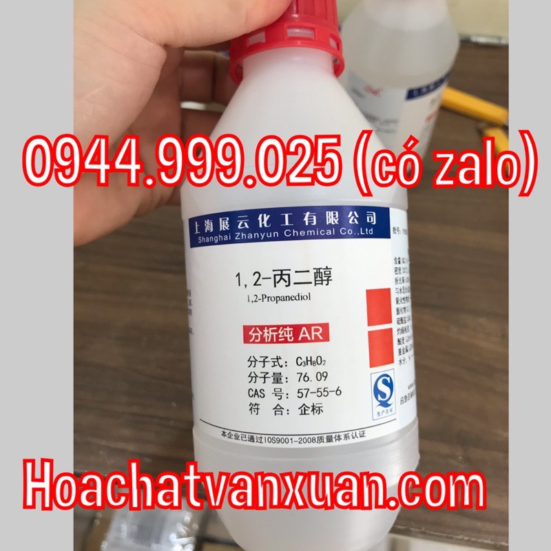 Chất Propylene glycol C3H8O2 lọ 500g PG propylen glycol CAS 57-55-6 ...