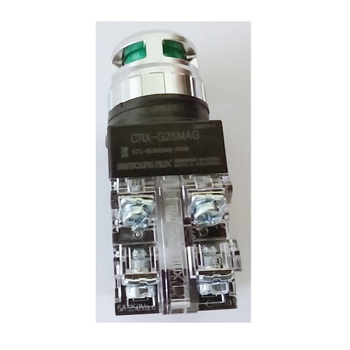 HanYoung Nút ấn có đèn phi 25/6A/250VAC/1NO+1NC CRX-G25MAG/R/Y Hanyoung Nux | Shopee Việt Nam