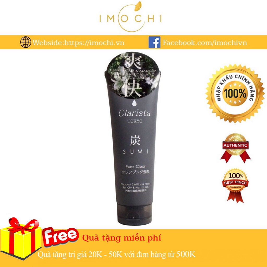 Sữa Rửa Mặt Than Hoạt Tính Nhật Clarista Tokyo Charcoal 2 in 1 Facial ...