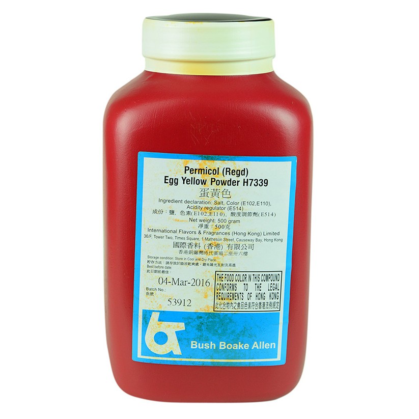 Bột Màu Vàng Trứng H7339 Hong Kong 500gr/ Permicol Egg Yellow Powder ...